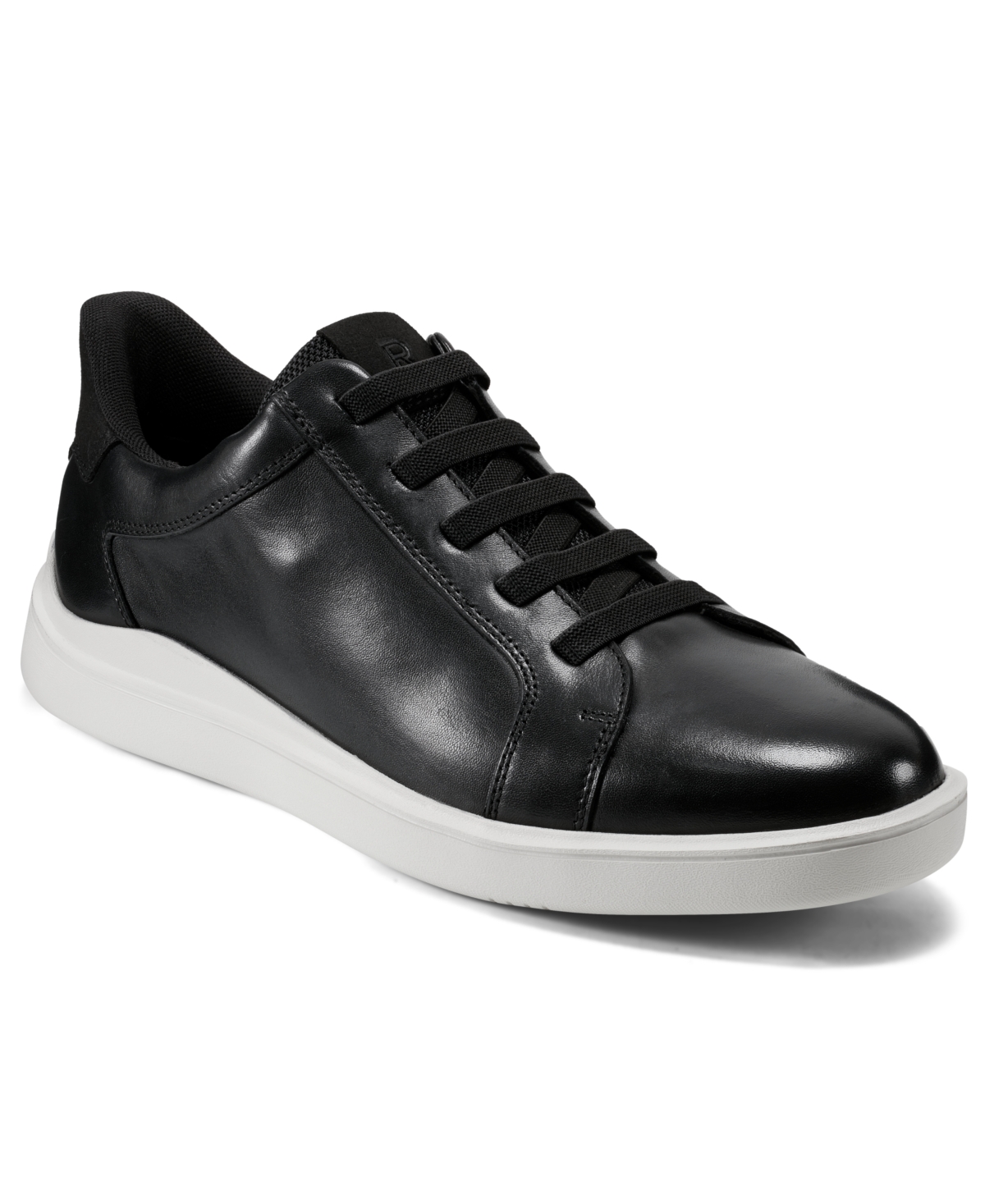 Rockport Mens Tynnar Step Activated Casual Sneakers - Black leather