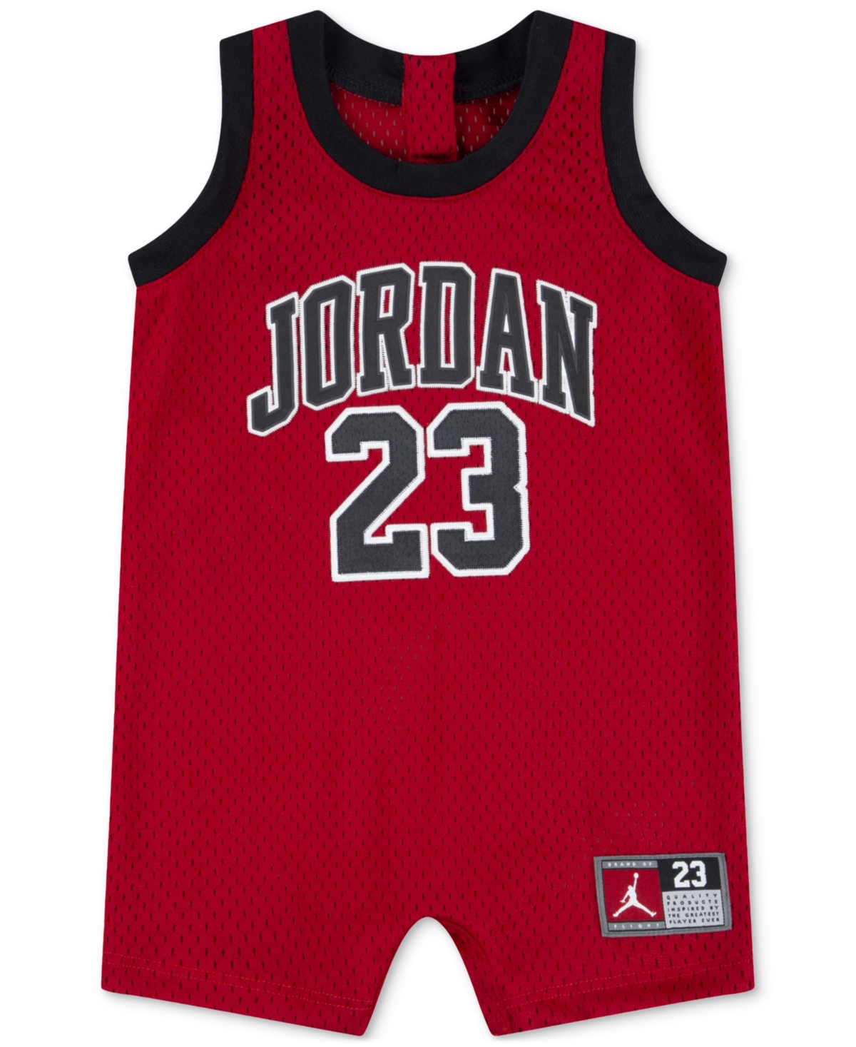 Click here for Jordan Baby Jumpman 23 Jersey Romper - Gym Red prices