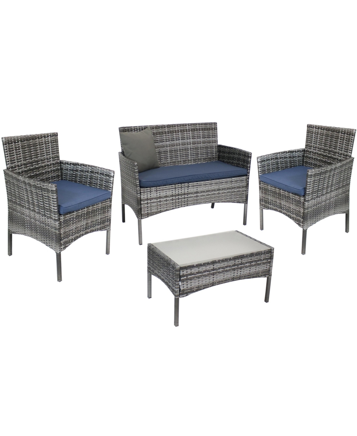 Click here for Outdoor Dunmore Patio Conversation Furniture Set w... prices