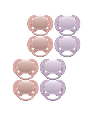 Philips Avent Ultra Soft Pacifier 0-6m, lychee elephant / lilac palms ...