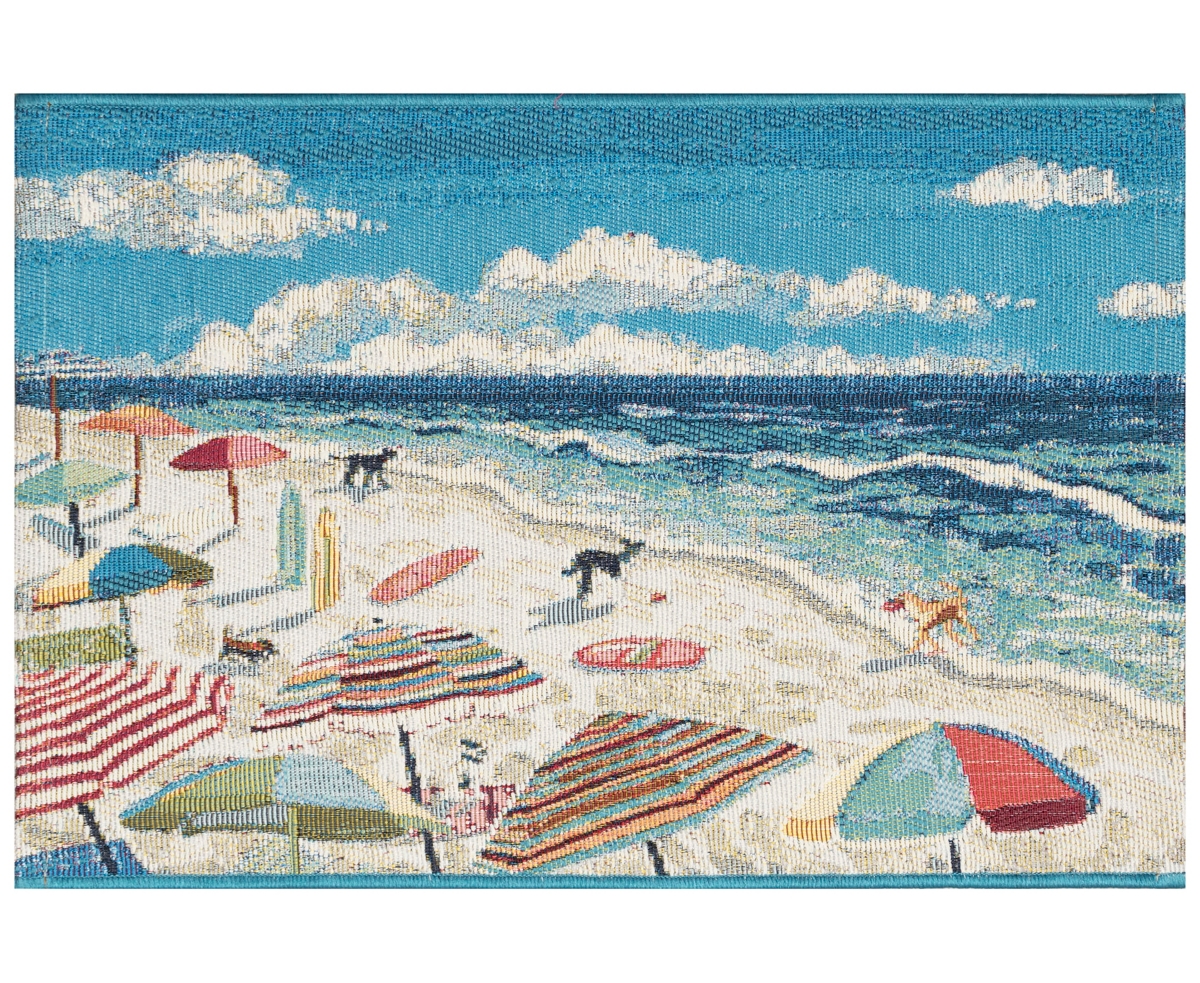Click here for Liora Manne Esencia Dog Beach 2x210 Area Rug - Oce... prices