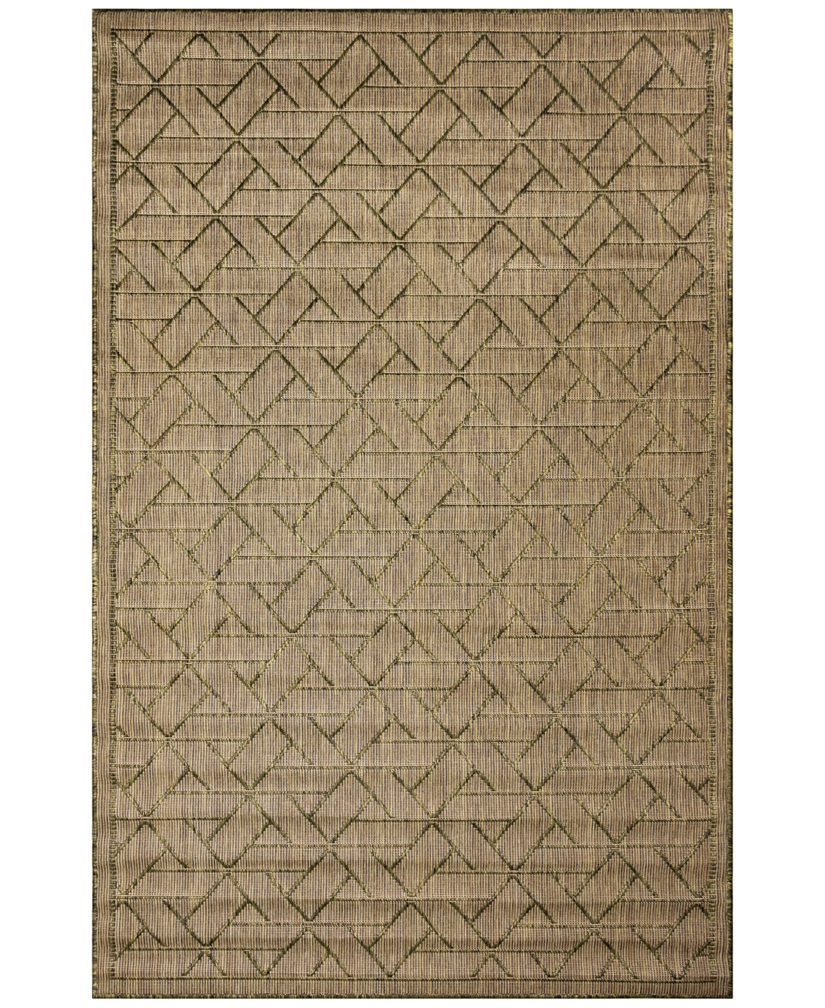 Click here for Liora Manne Carmel Pyramid 410x76 Area Rug - Green prices