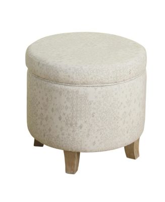 Slickblue Rustic Wooden Ottoman for Home Seating and Storage Solutions ...