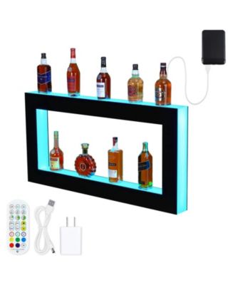 Acrylic LDE Wine Cabinet - LED Wine Display Rack, Remote Control, App ...