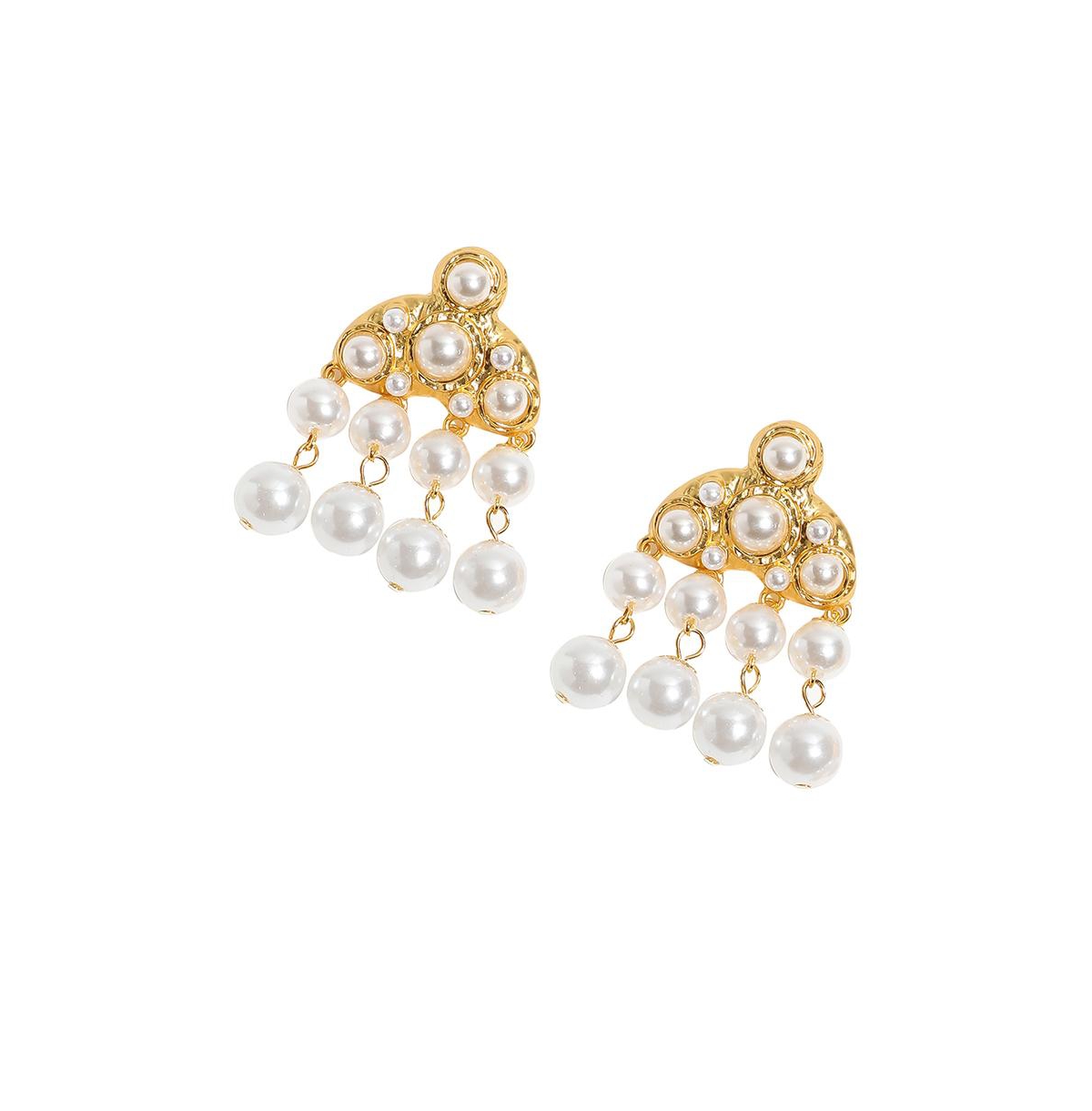 Click here for Party Drop Earrings - White prices