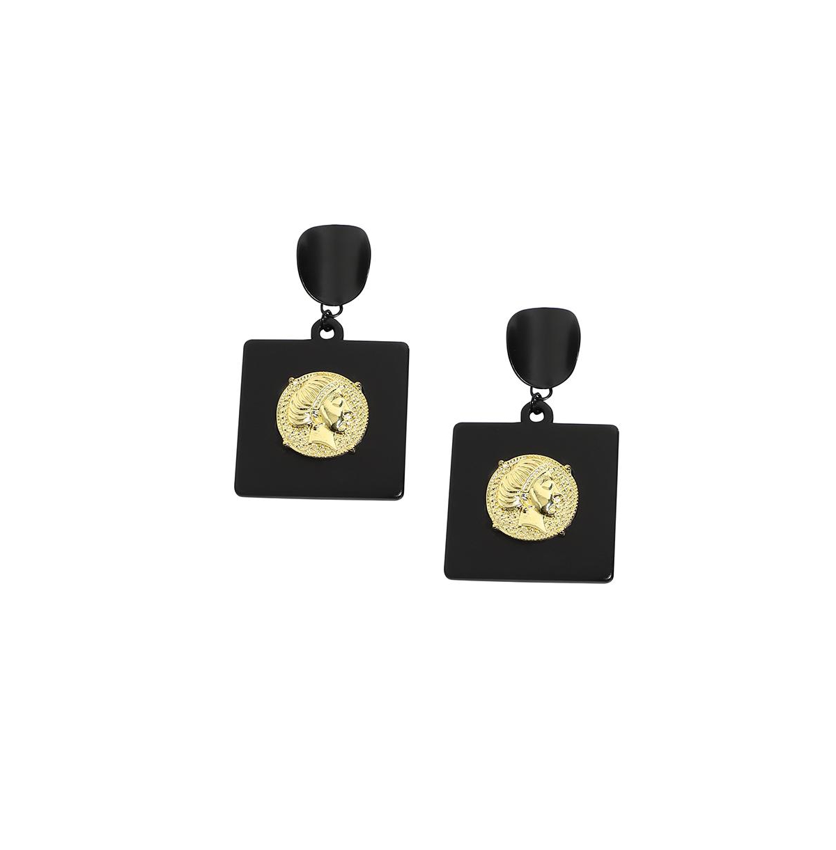 Click here for Party Drop Earrings - Black prices