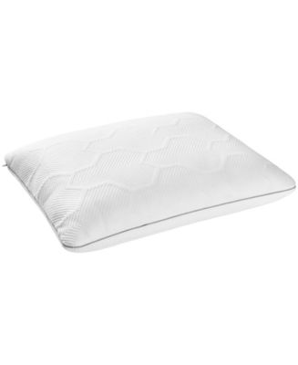 Serta Comfort Boost Gel Memory Foam Fiber Pillow, Standard - Macy's