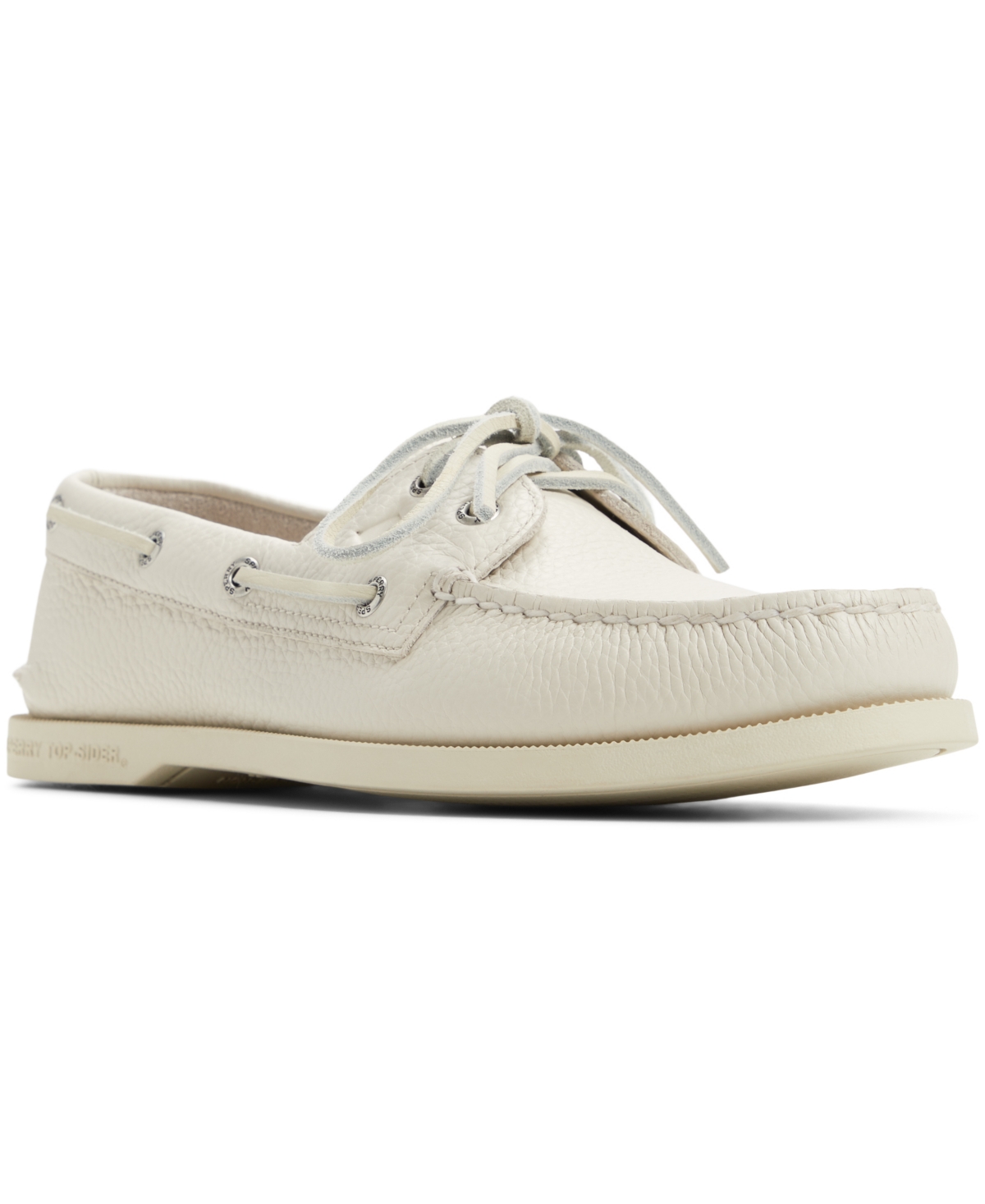 Sperry Mens Classic Authentic Original 2-Eye Boat Shoe - White