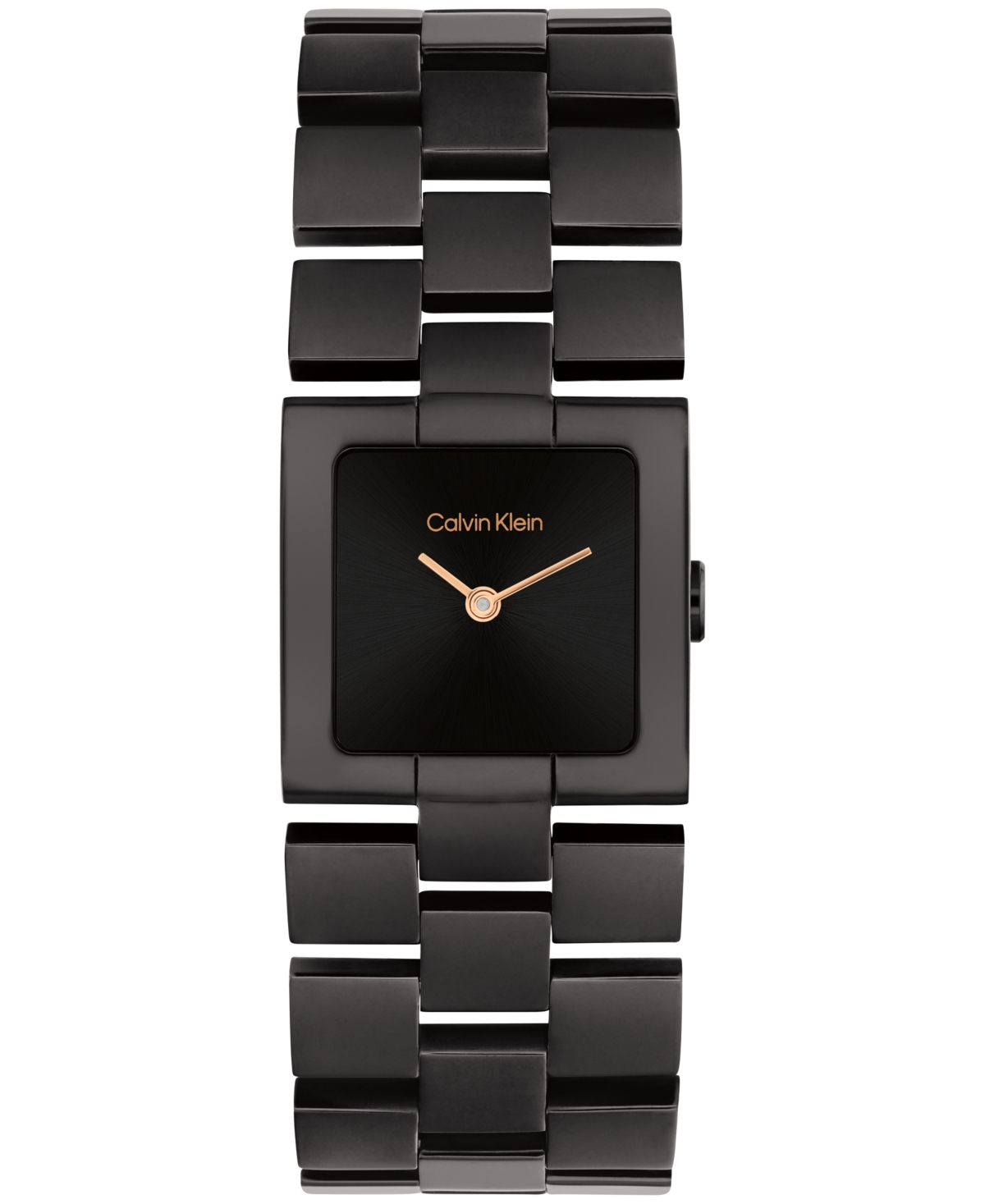 Click here for Calvin Klein Womens Ck Meridian Black Ionic Plated... prices
