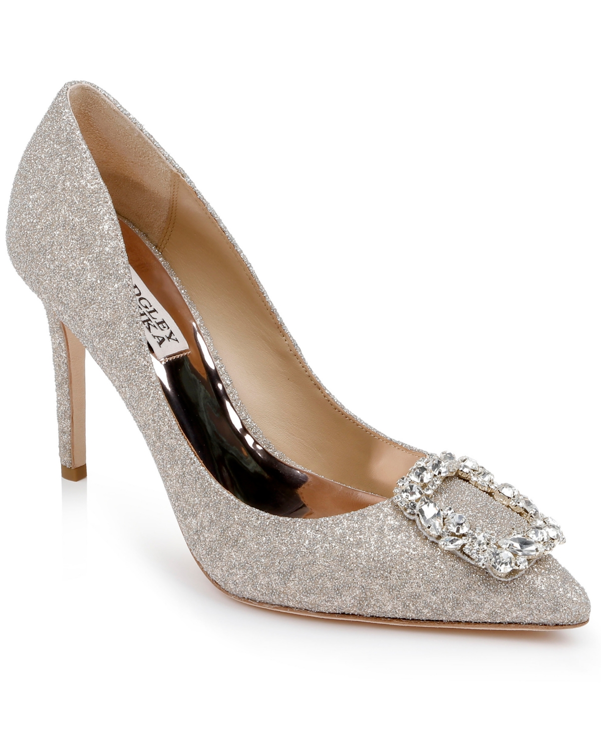 Click here for Badgley Mischka Womens Cher Evening Pumps - Champa... prices