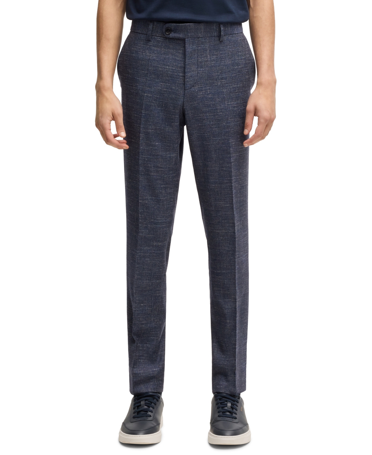Click here for Boss by Hugo Boss Mens Patterned Wool Blend Slim-F... prices
