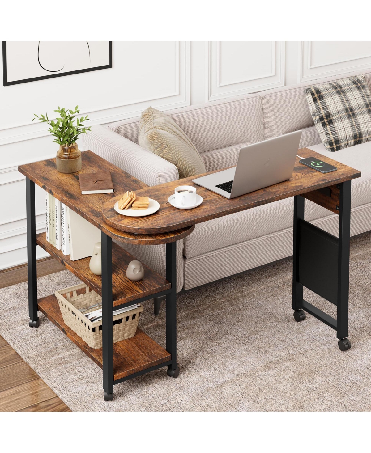 Click here for gaomon Rotating Side Table 360° End Table wit... prices