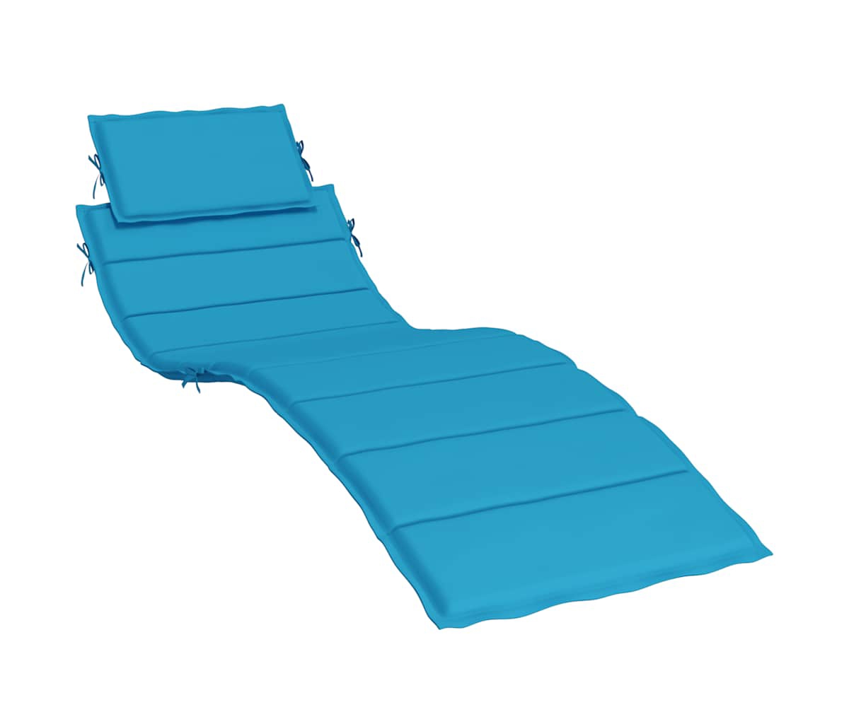 Click here for Sun Lounger Cushion Blue 73.2x22.8x1.6 Oxford Fabr... prices