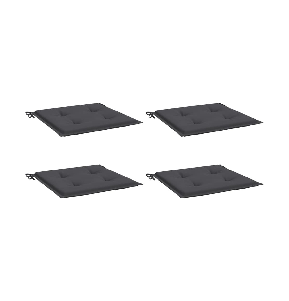 Click here for Garden Chair Cushions 4 pcs Anthracite 19.7x19.7x1... prices