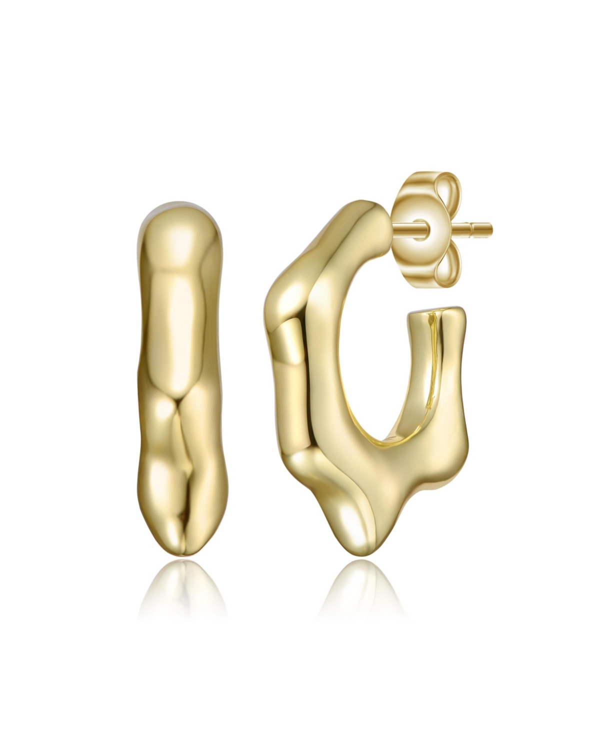 Click here for Dripping Hoop Earrings in White Gold Plated or 14K... prices