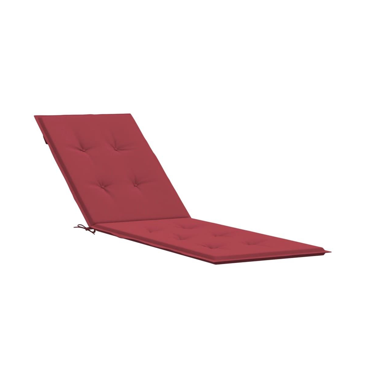 Click here for Deck Chair Cushion Wine Red (29.5+41.3)x19.7x1.6 -... prices