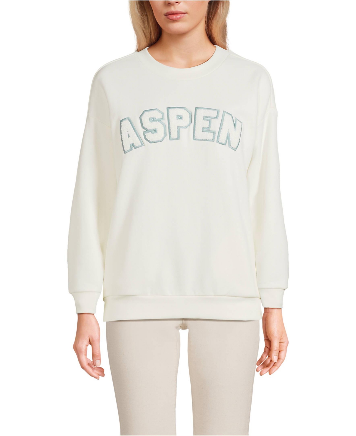 Click here for Lands End Womens Serious Sweats Oversized Long Sle... prices