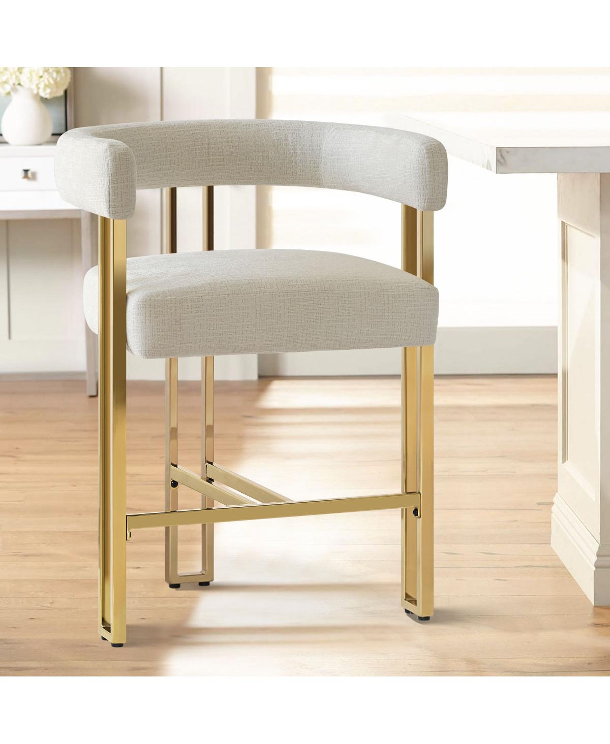 Click here for 25 Counter Height Bar Stool with Gold Metal Legs... prices