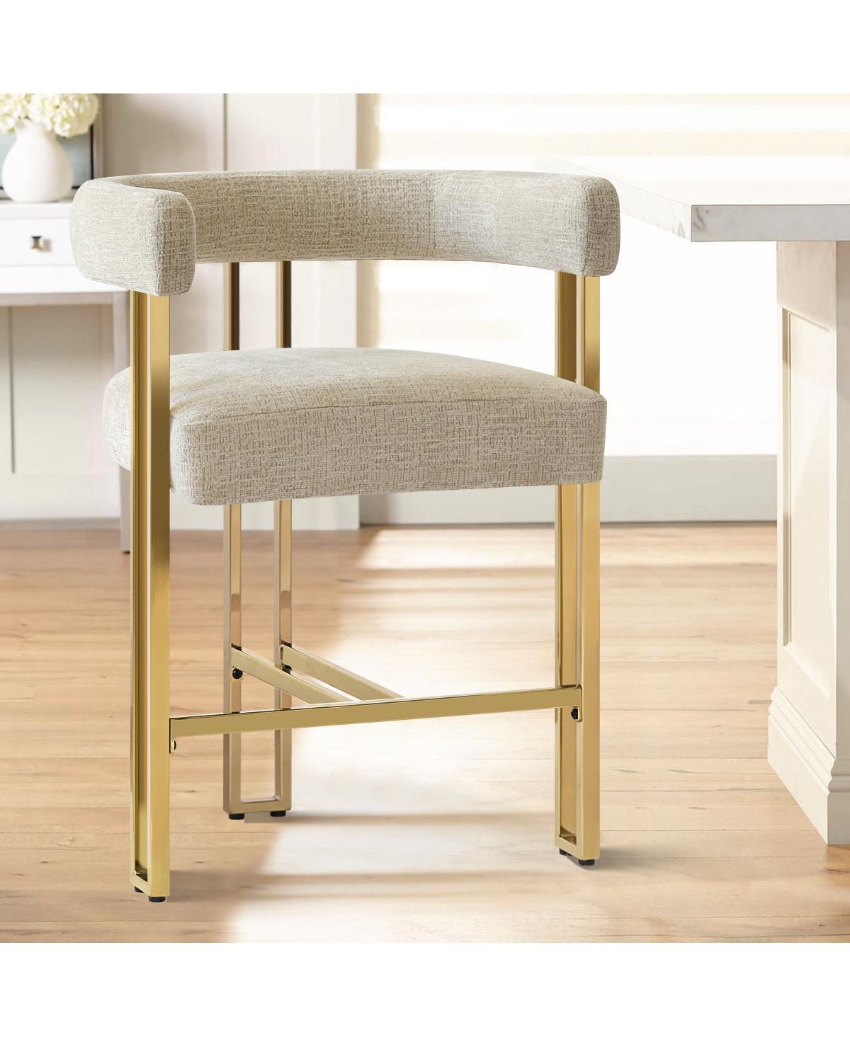 Click here for 25 Counter Height Bar Stool with Gold Metal Legs... prices