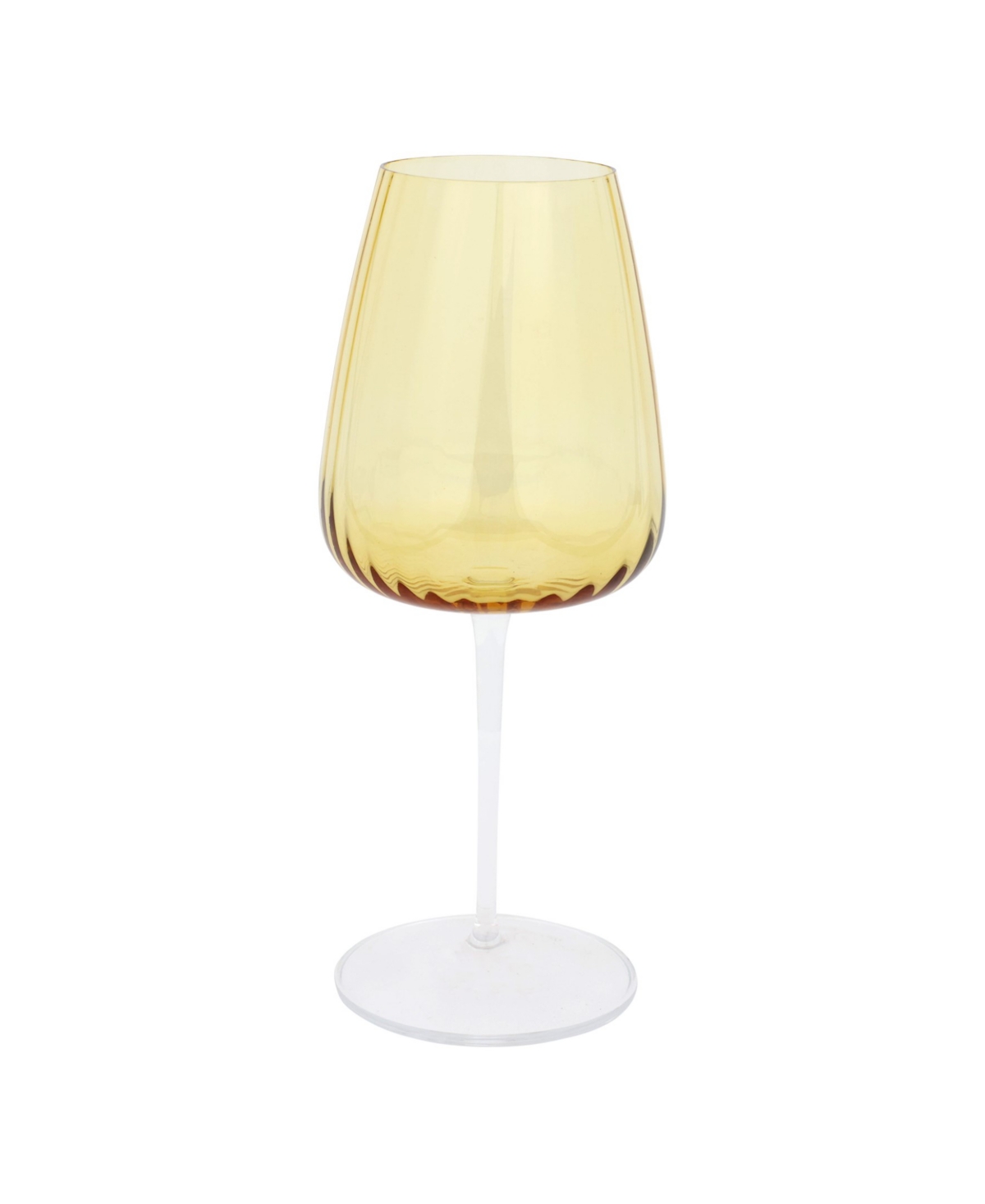 Click here for Vietri Francesca Wine Glass - Yellow prices
