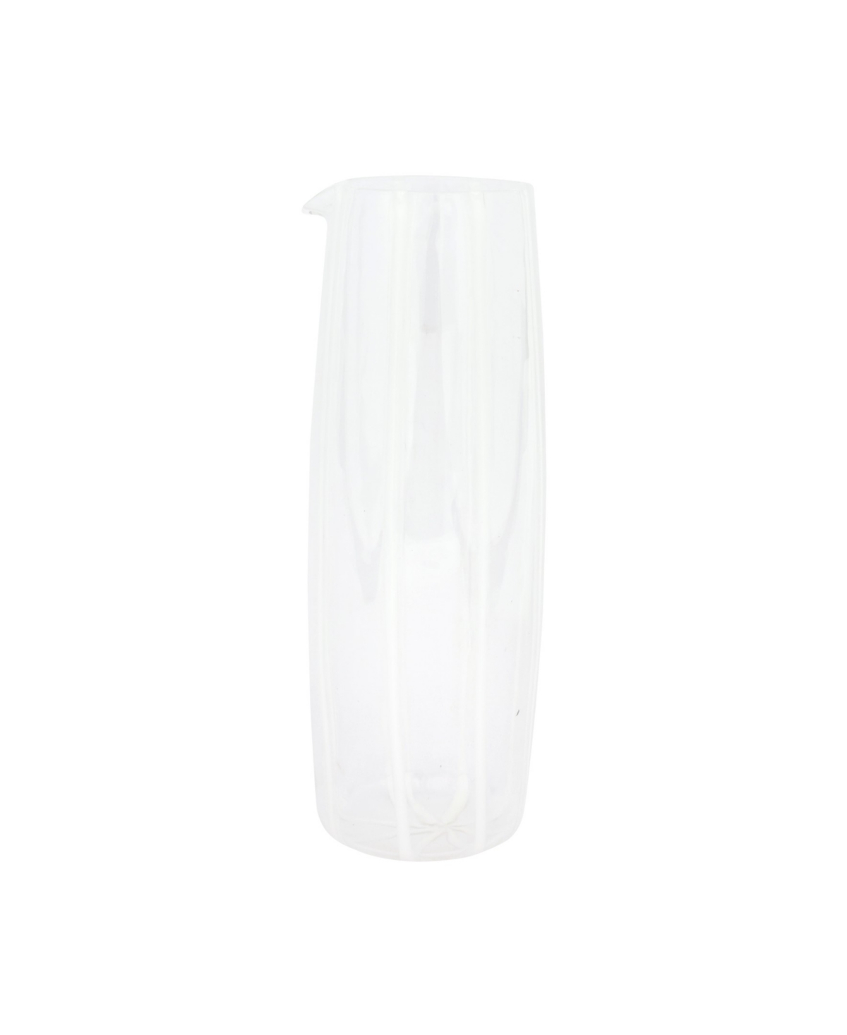 Click here for Vietri Nuovo Stripe Pitcher - White prices
