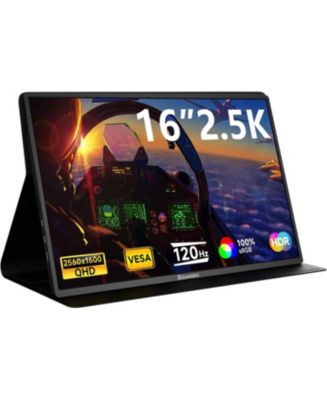 memzuoix Portable Monitor Latest 16'' QHD 2.5K, 120Hz IPS USB-C HDMI ...