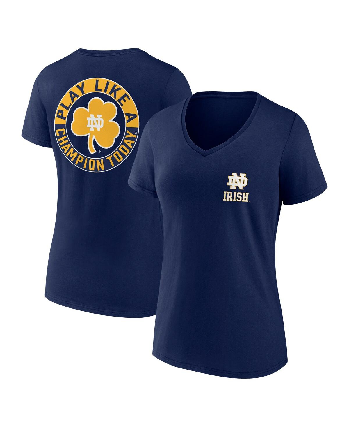 Click here for Fanatics Womens Navy Notre Dame Fighting Irish Sha... prices