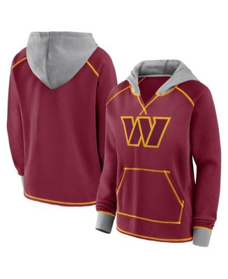 Logo Athletic Women's Burgundy Washington Commanders Boom Fleece ...
