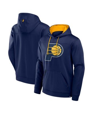 Fanatics Men's Navy Indiana Pacers Reserve Defender Pullover Hoodie ...