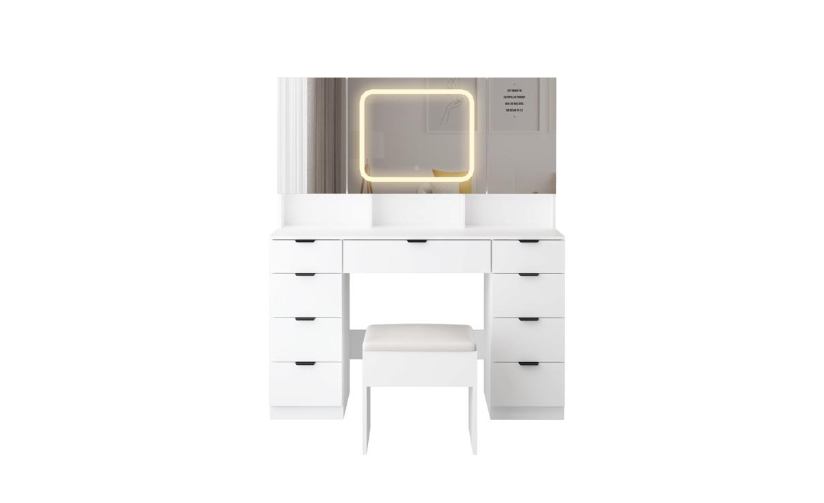 Click here for Vanity Table Set – Stylish Makeup Desk with... prices