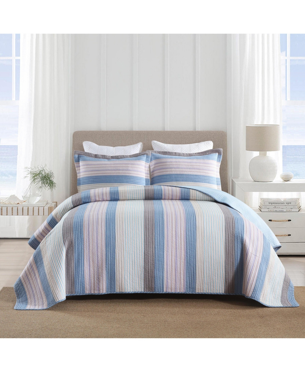Click here for Marcielo 3Pcs 100 Cotton Quilt Bedspread Set Rever... prices