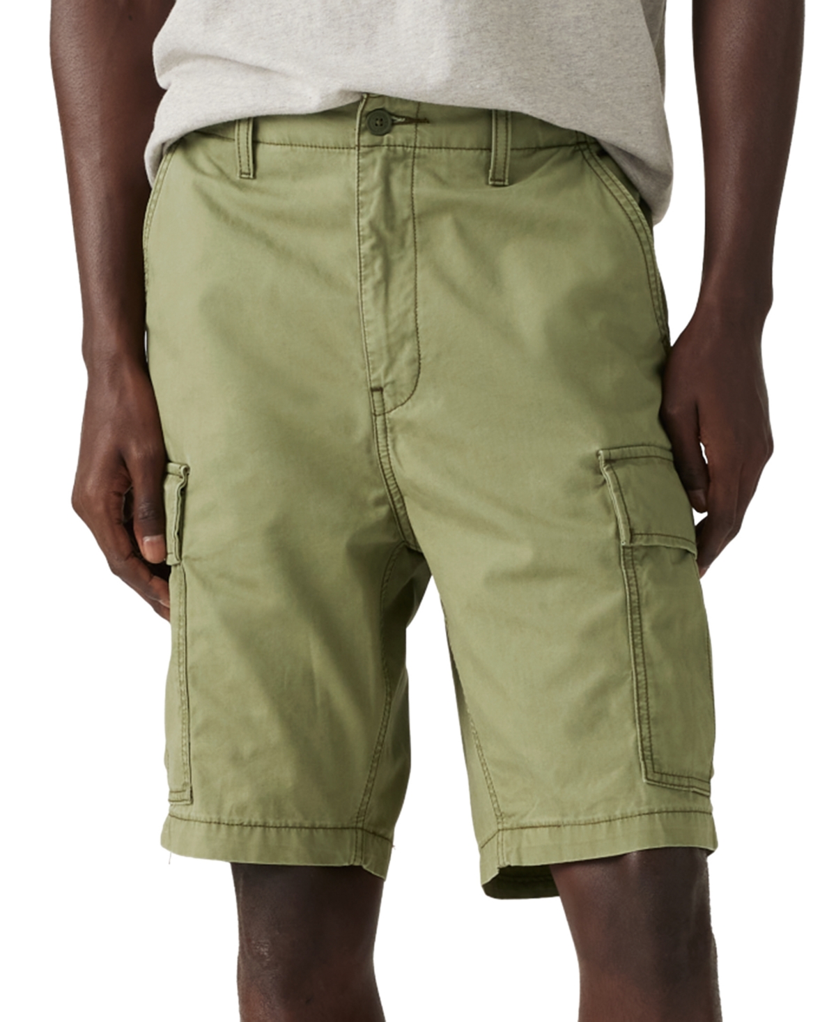 Click here for Levis Mens Carrier 9.5 Cargo Shorts - Olive Night prices