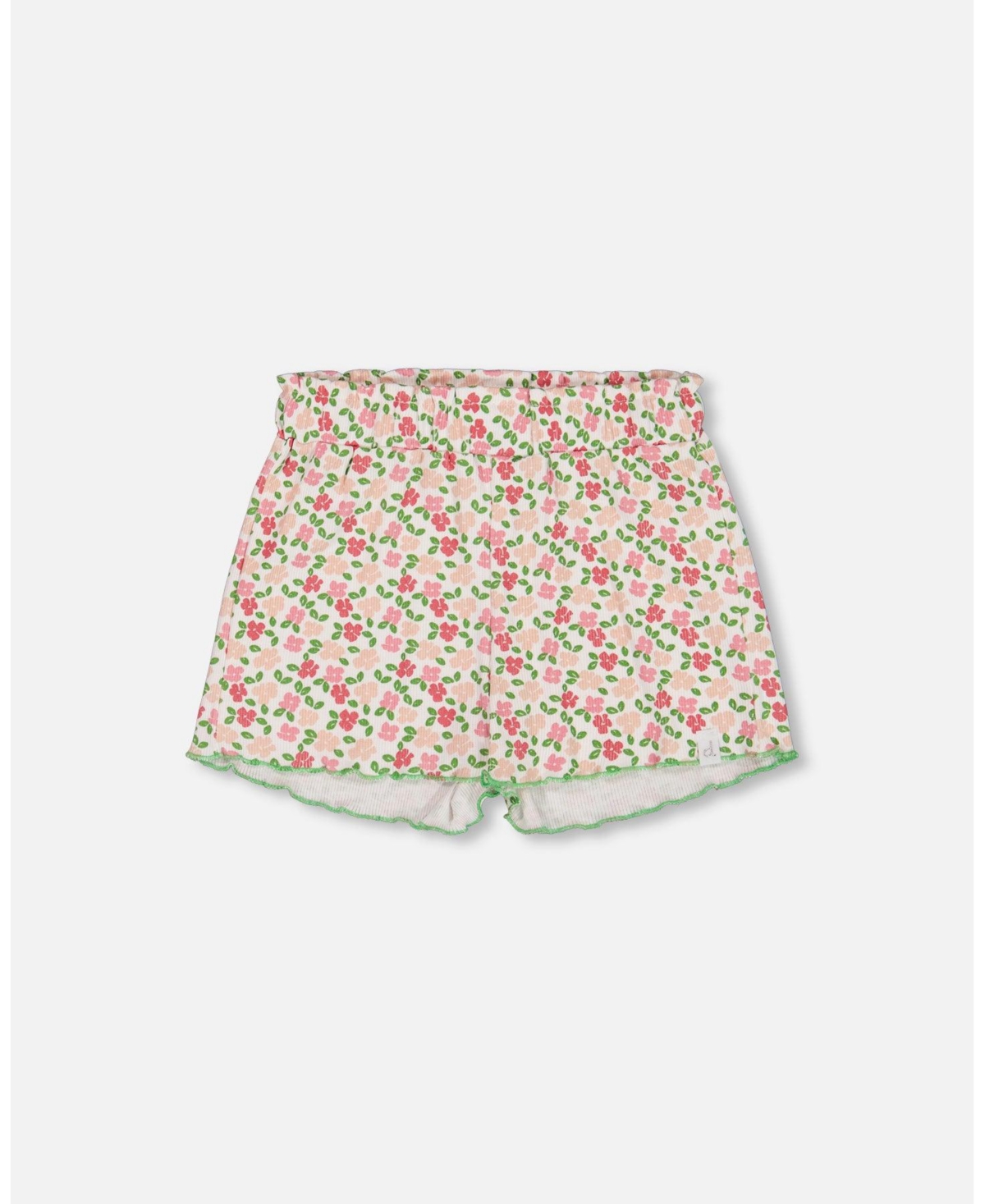 Click here for Deux par Deux Big Girls Printed Ribbed Short Small... prices
