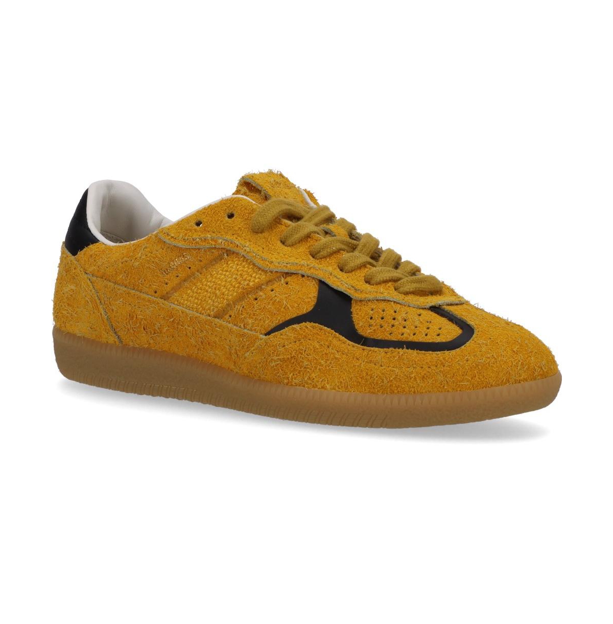 Click here for Tb.490 Rife Suede Fuzzy Yellow Leather Sneakers -... prices