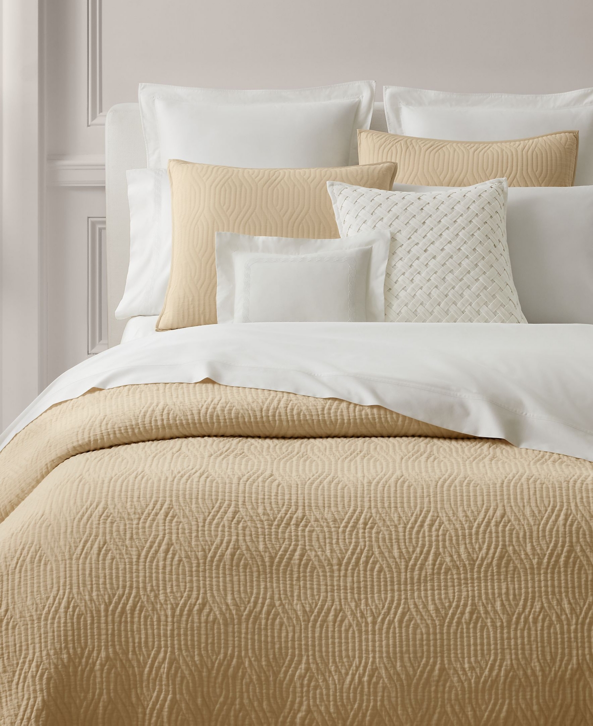 Click here for Lauren Ralph Lauren Wiley Cotton Jacquard Quilt  K... prices
