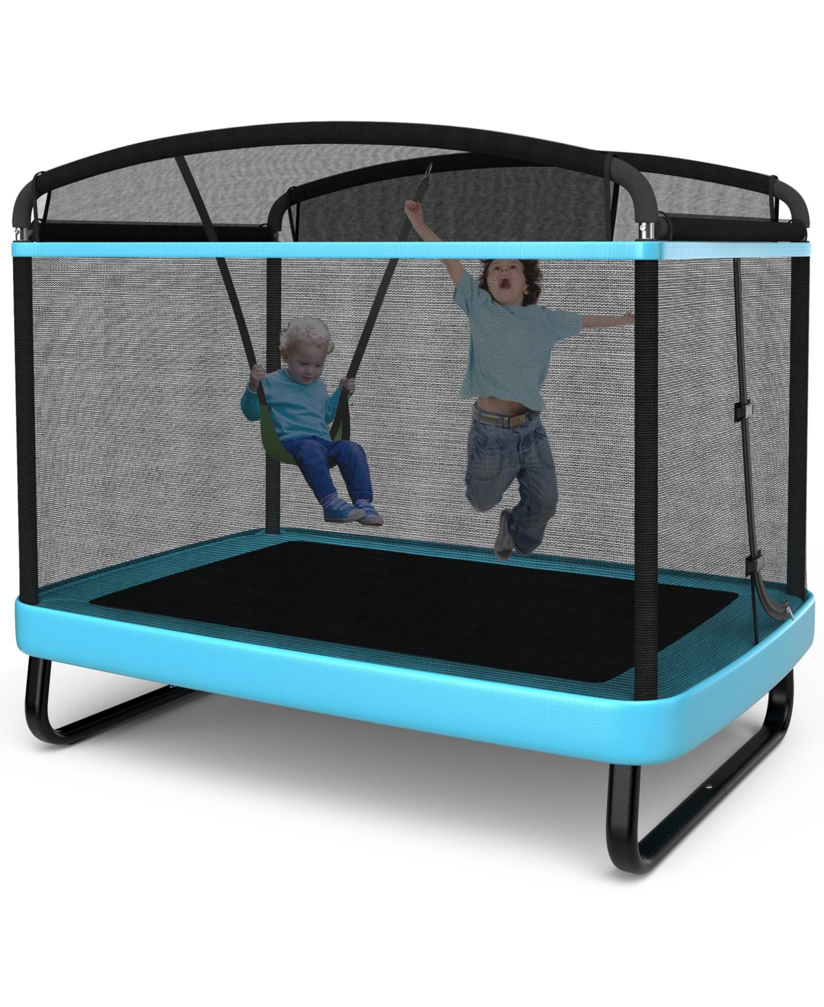 Click here for 6 Feet Kids Entertaining Trampoline with Swing Saf... prices