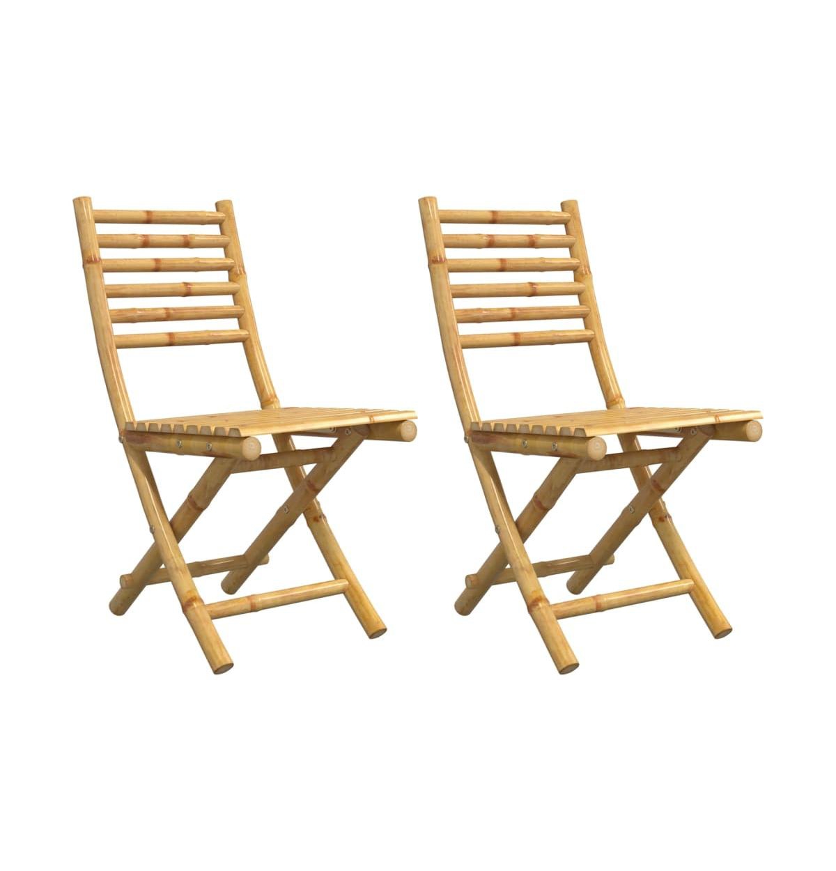 Click here for Folding Patio Chairs 2 pcs 16.9x21.3x34.6 Bamboo prices