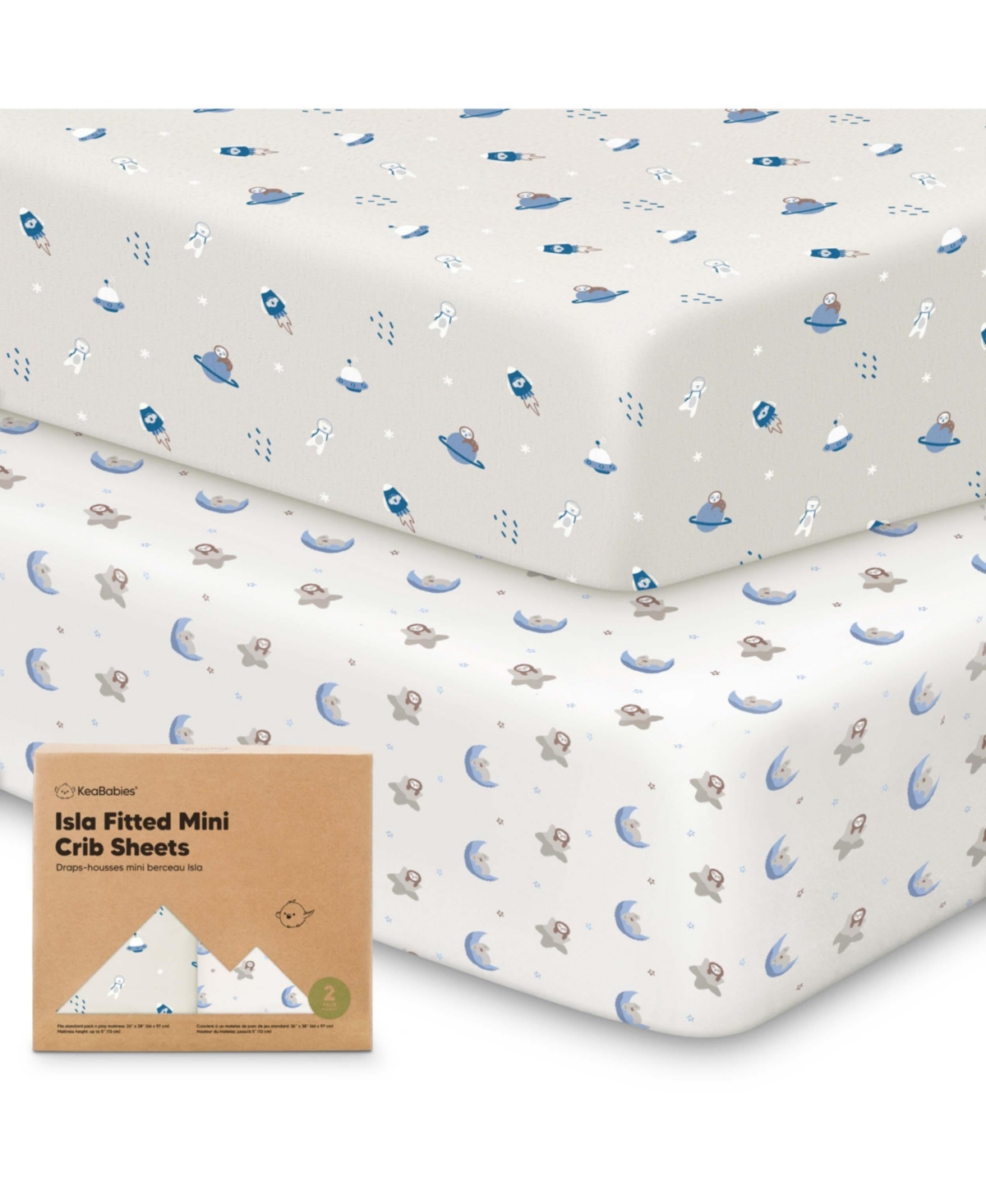 Click here for KeaBabies 2-Pack Mini Crib Sheets  Pack and Play S... prices