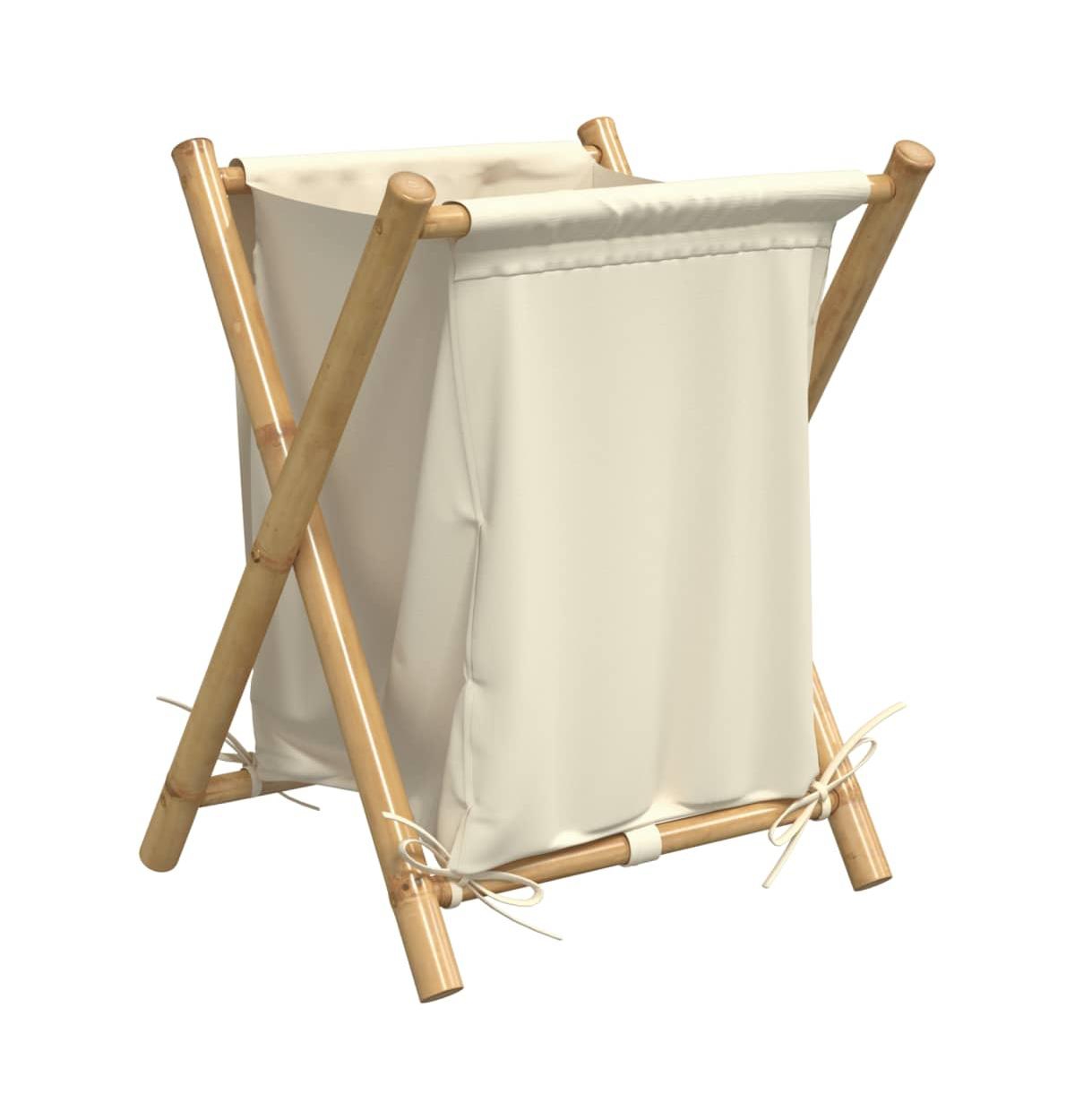Click here for Laundry Basket Cream White 17.7x21.7x25 Bamboo prices