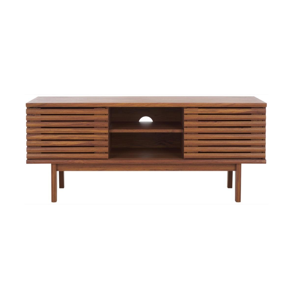 Click here for Aricia Small 2 Door Media Stand - Walnut prices