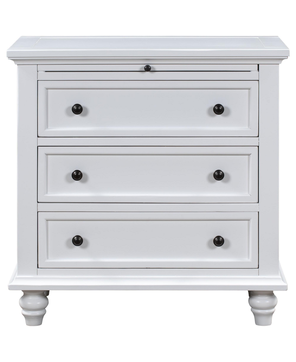 Click here for 3-Drawer Storage Wood Cabinet  End Table with Pull... prices