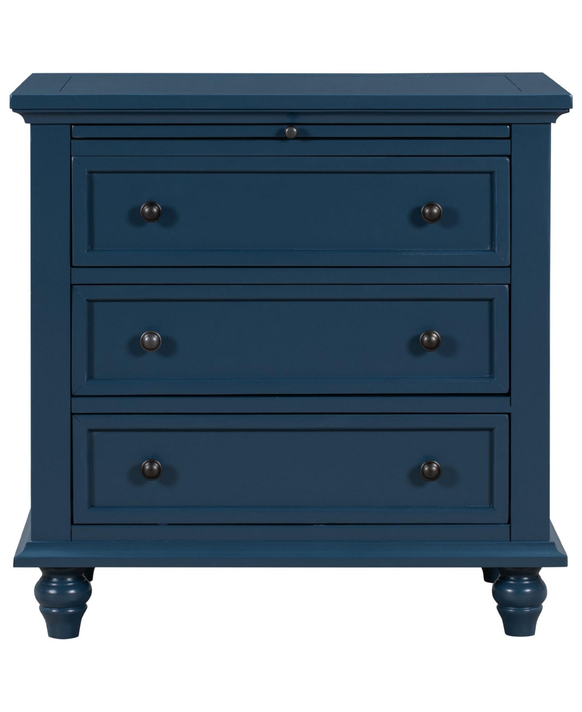 Click here for 3-Drawer Storage Wood Cabinet  End Table with Pull... prices