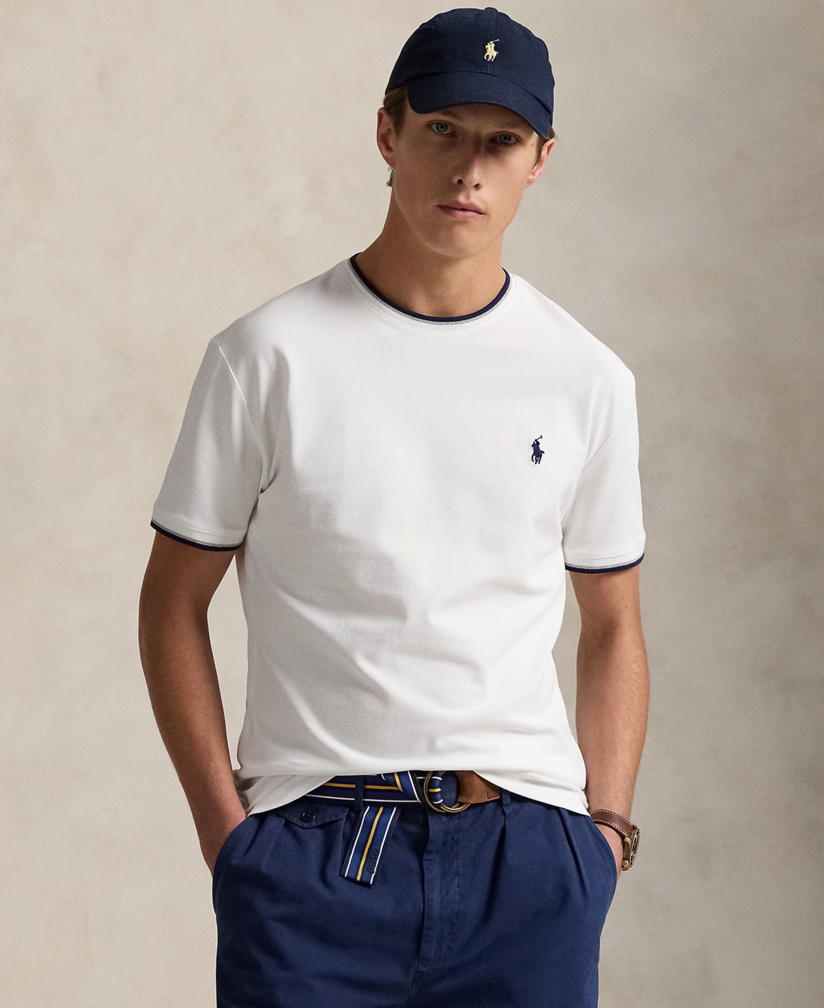 Click here for Polo Ralph Lauren Mens Classic-Fit Stretch Mesh T-... prices