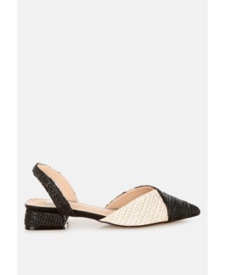 Kinjay Pointy Toe Slingback Sandals - Macy's