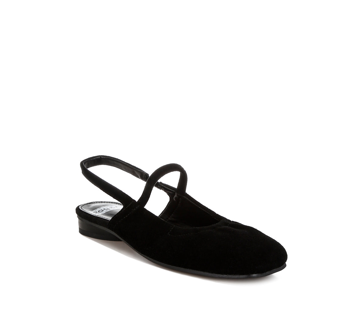 Click here for Bounzi Soft Suede Leather Slingback Sandals - Blac... prices
