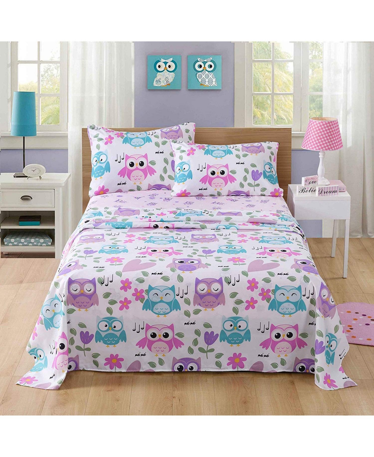 Click here for MarCielo Bed Sheets For Kids Owl Pattern Sheets Fo... prices