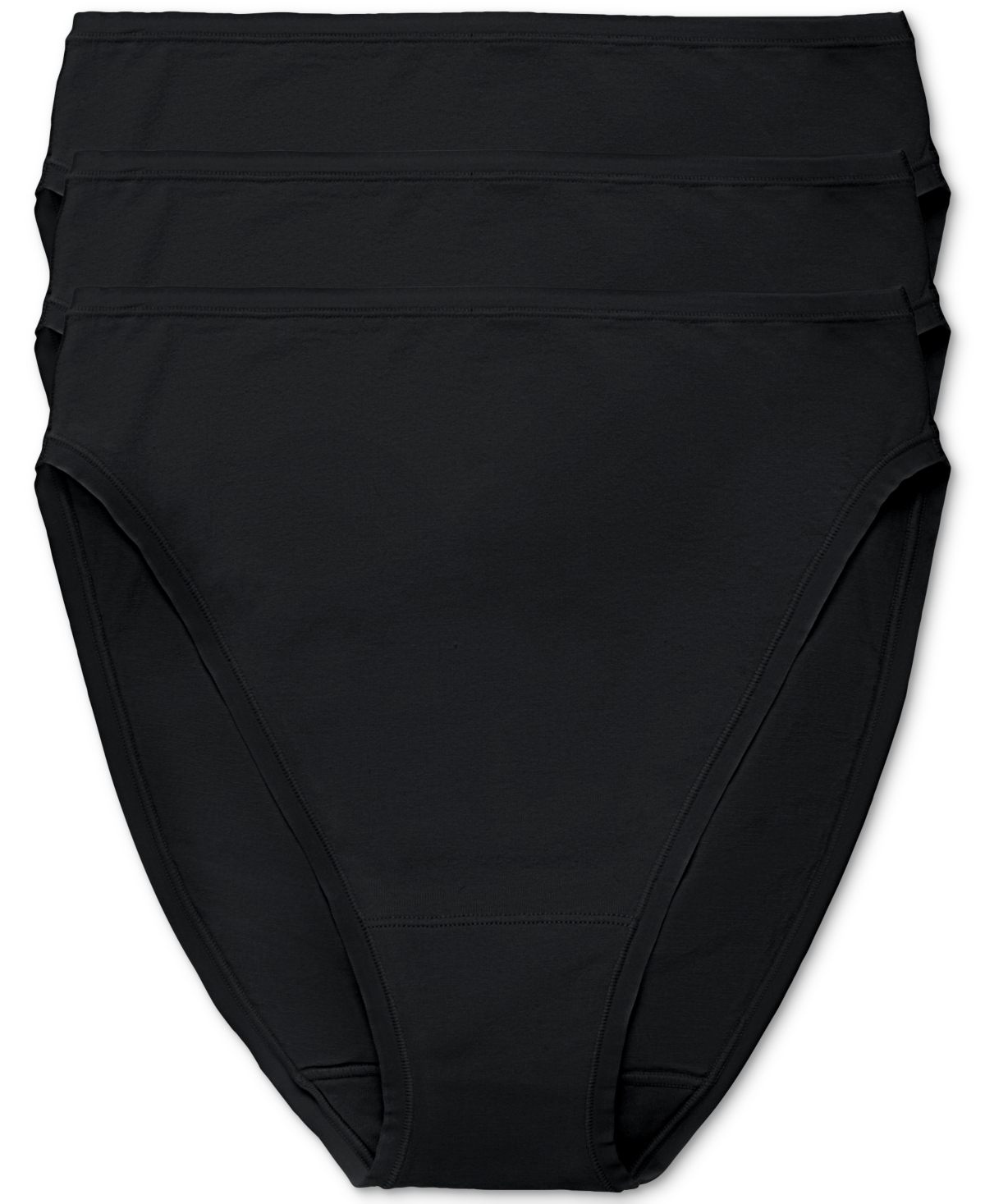 Click here for Natori Womens 3-Pk. Bliss Bare Cotton High-Cut Bri... prices