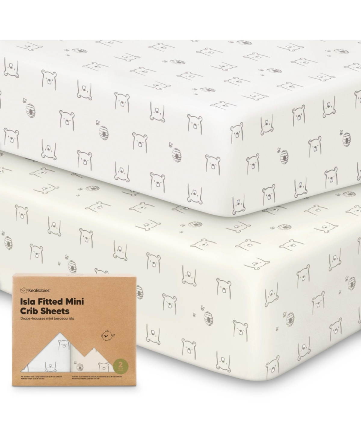 Click here for KeaBabies 2-Pack Mini Crib Sheets  Pack and Play S... prices