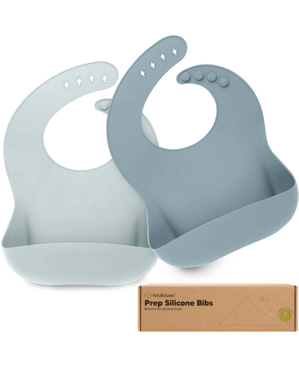 Click here for KeaBabies 2-Pack Silicone Bibs For Babies  Food Gr... prices