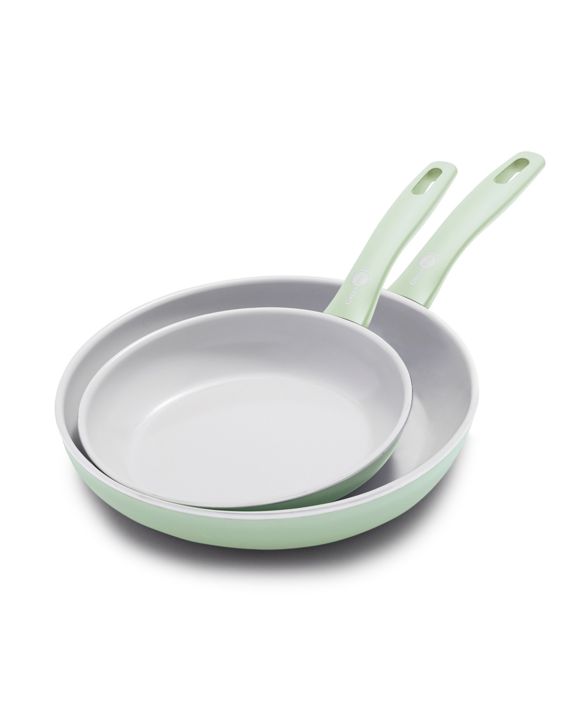 Click here for GreenPan Dover 8 & 10 2-Piece Frypan Set - Pastel... prices